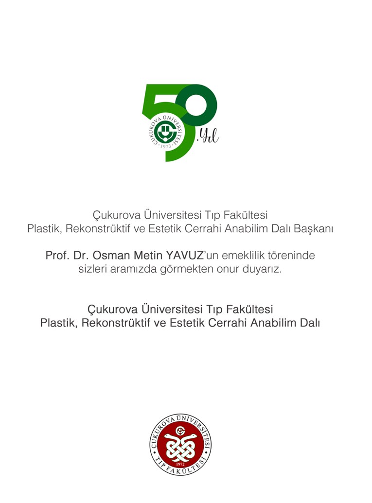 Prof. Dr. Osman Metin Yavuz Emeklilik Töreni - Çukurova Üniversitesi